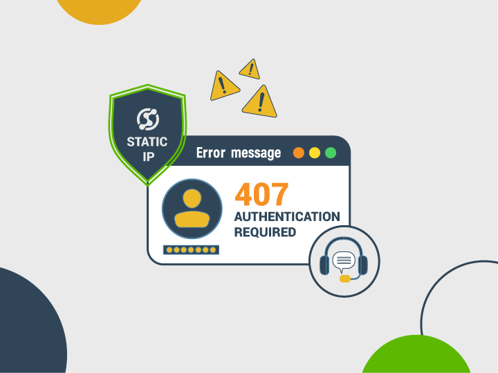 ‘407 Authentication Required’ on QG Static IP | QuotaGuard